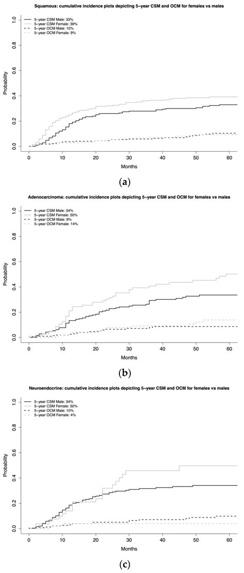 Jcm Free Full Text The Effect Of Sex On Disease Stage And Survival
