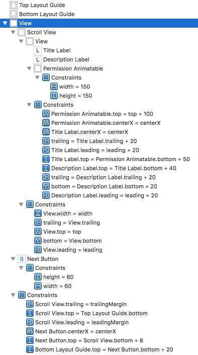 ios restricting range of constraint for dynamic uiscrollview stack