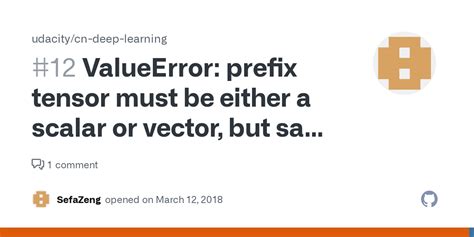 valueerror prefix tensor must be either a scalar or vector but saw