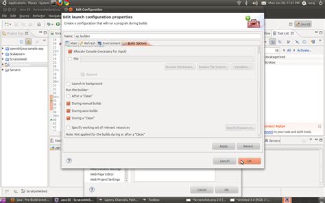 java pre build events in eclipse stack overflow
