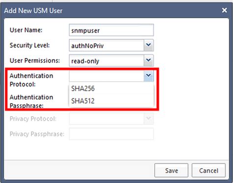 snmp v3 authentication with sha1 protocol not working after checkpoint