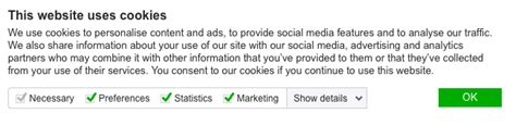 website cookie consent banner and the gdpr cookiebot