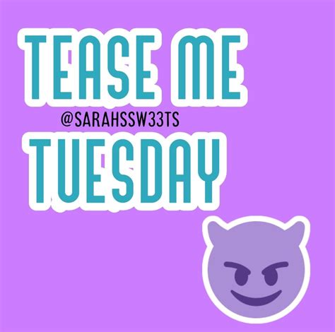 Kittie Purry On Twitter Rt Sarahssw33ts 😈😈tease Me Tuesday😈😈 😈😈