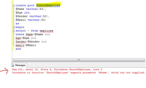 asp and c sharp calling a stored procedure and populating data