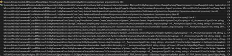 ef7 groupby resulting in argumentnullexception value cannot be null
