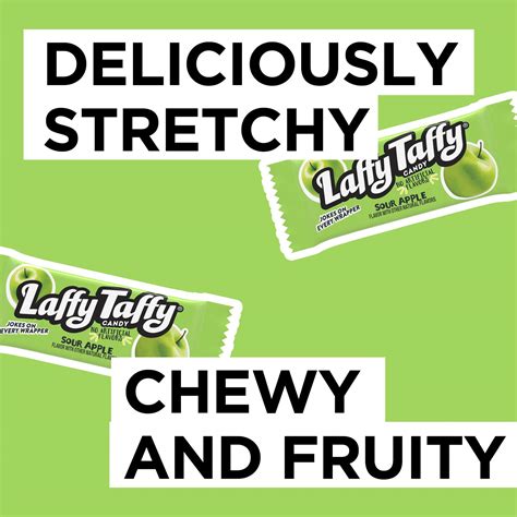 Sour Apple Laffy Taffy Minis Chewy Candy Miniatures Mini Chew Bars