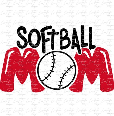 Softball Mom Svg Baseball Svg Softball Svg Mom Svg Sport Etsy