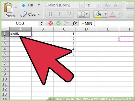 3 ways to use the max min and average functions in excel 2013