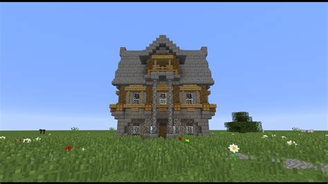 Minecraft Tutoriál Jak Postavit Středověkou Chatu Youtube