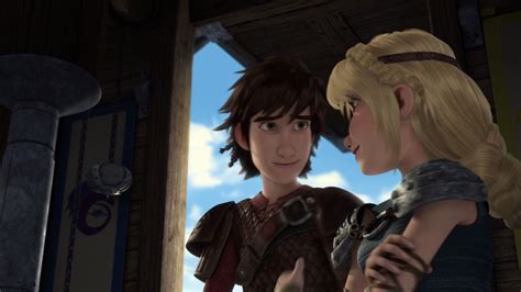 Hiccup And Astrid After Astrid Have Told Him That She Is Fine About Her