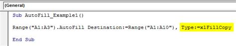 vba autofill step by step guide examples to use autofill in excel vba