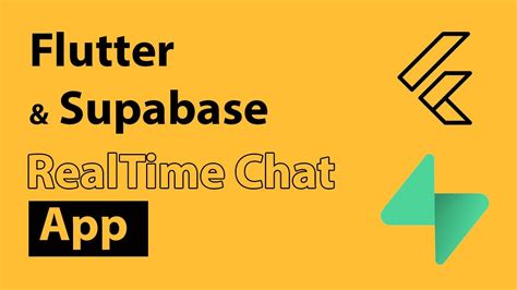 flutter and supabase realtime chat app part 1 youtube