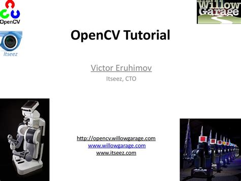 opencv tutorial lecture 2 online presentation