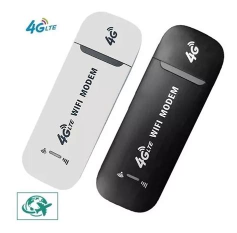 Módem Router Con Wifi Lte Hotspot Modem Stick Sim Card Usb Negro