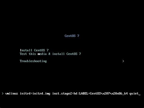centos 7 install failed warning dev root does not exist
