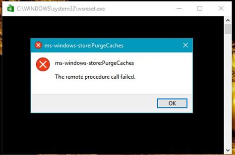 error the remote procedure call failed while trying to microsoft