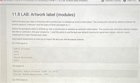 [solved] define the artist class in artist py with a c