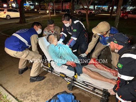 Homem é Socorrido Em Estado Grave Após Ser Esfaqueado Pelo Ex Da Atual