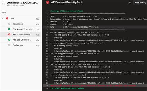 integrate security audit with azure pipelines