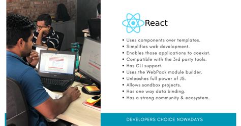 react for web development most preferred tool for web developers