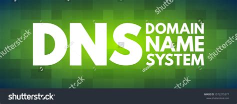Dns Domain Name System Hierarchical Naming Stock Vector Royalty Free