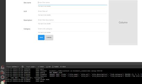 sql debugging using built in terminal how to wappler community
