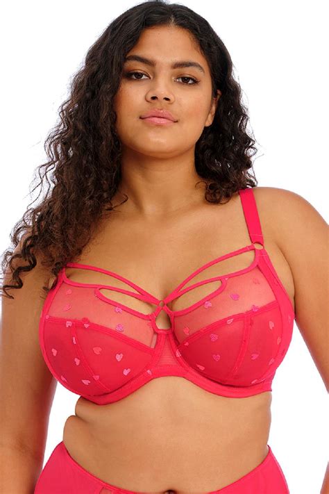 Elomi Sachi Plunge Bra Black Butterfly
