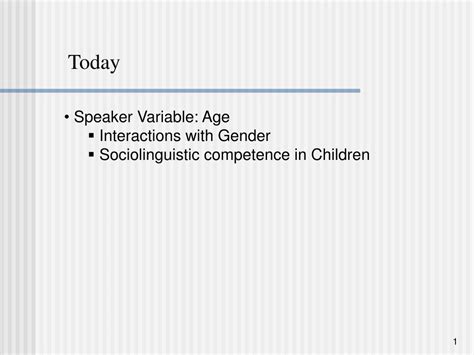 Ppt Speaker Variable Age Interactions With Gender Sociolinguistic