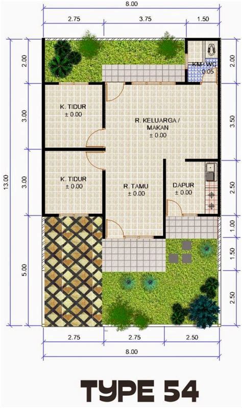 contoh desain site plan perumahan type 45 autocad cek bahan bangunan