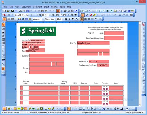 pdfill pdf editor screenshot and download at