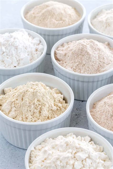 Types Of Flour Chart At Roman Lewis Blog
