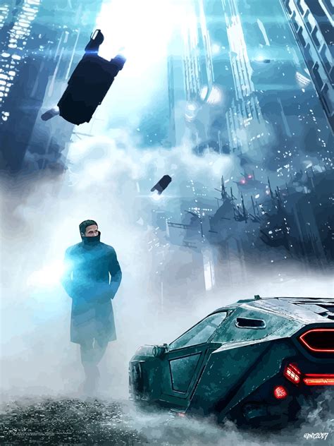 Blade Runner 2049 Poster Anime Vector Wallpaper By Elclon On Deviantart