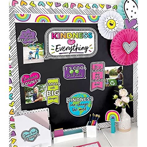 Carson Dellosa Education Kind Vibes Motivational Mini Bulletin Board