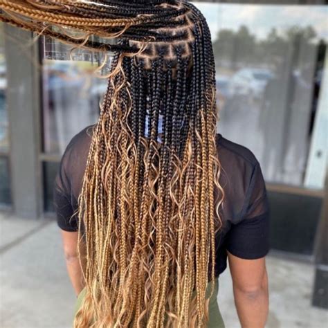 Boho Box Braids Styles