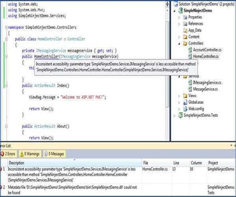 mvc 3 ninject moq unit test step by step mindstick