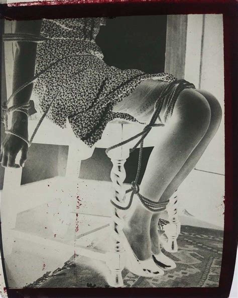 Irving Klaw Archives 4x5 Bandw Negative Mystery Sexy Girls Body Tied To