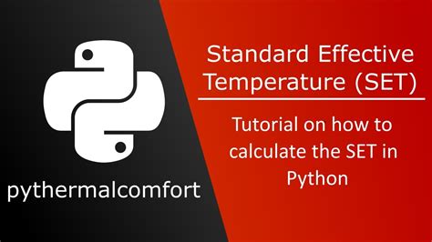 calculate standard effective temperature set in python