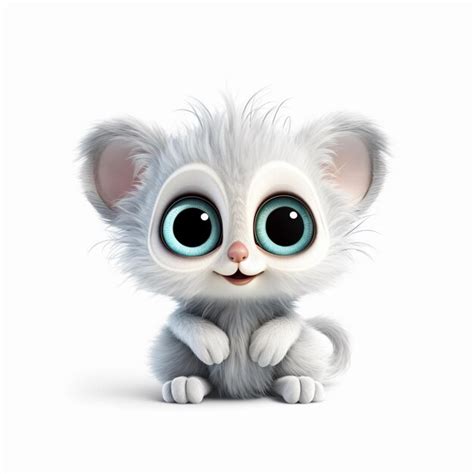 Premium Ai Image There Is A Small Kitten With Big Eyes Sitting On The
