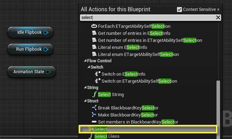 paper 2d setting up an animation state machine in unreal engine