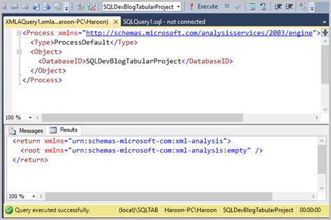 automating the tabular model processing of analysis services ssas