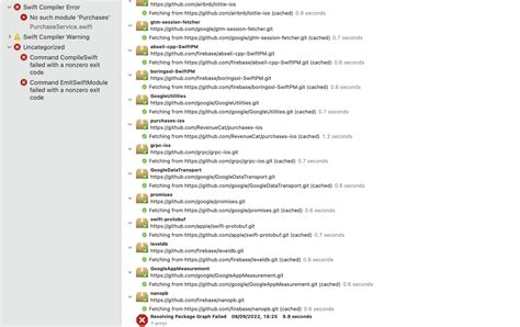 ios no such module swift package manager for purchases module