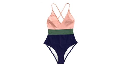 Cupshe Color Block Swimsuit Is Unbelievably Flattering Us Weekly