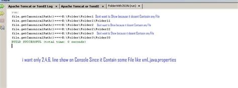 subdirectory if folder contain file then it shows else ignore in java