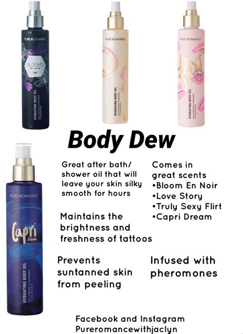 Pure Romance Body Dew Pure Romance Consultant Pure Romance Pure