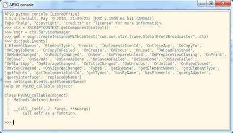 designing and developing python applications the document foundation wiki