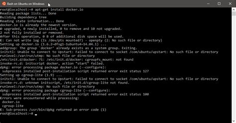 can you run docker natively on the new windows 10 ubuntu bash