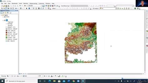 arcgis 3d analyst create tin dem slope aspect hillshade and contour