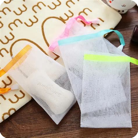 Hanging Nylon Soap Mesh Bag Mesh Net For Foaming Cleaning Bath Soap Net
