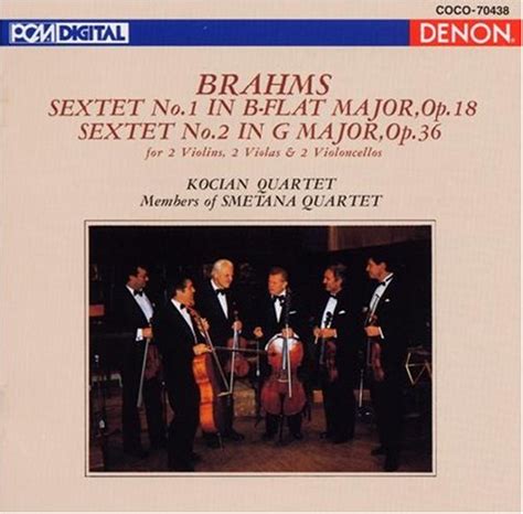 Brahms String Sextet 1 2 Amazon Fr Cd Et Vinyles}