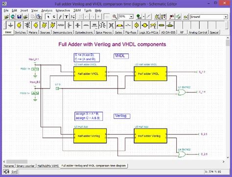 digital verilog simulation
